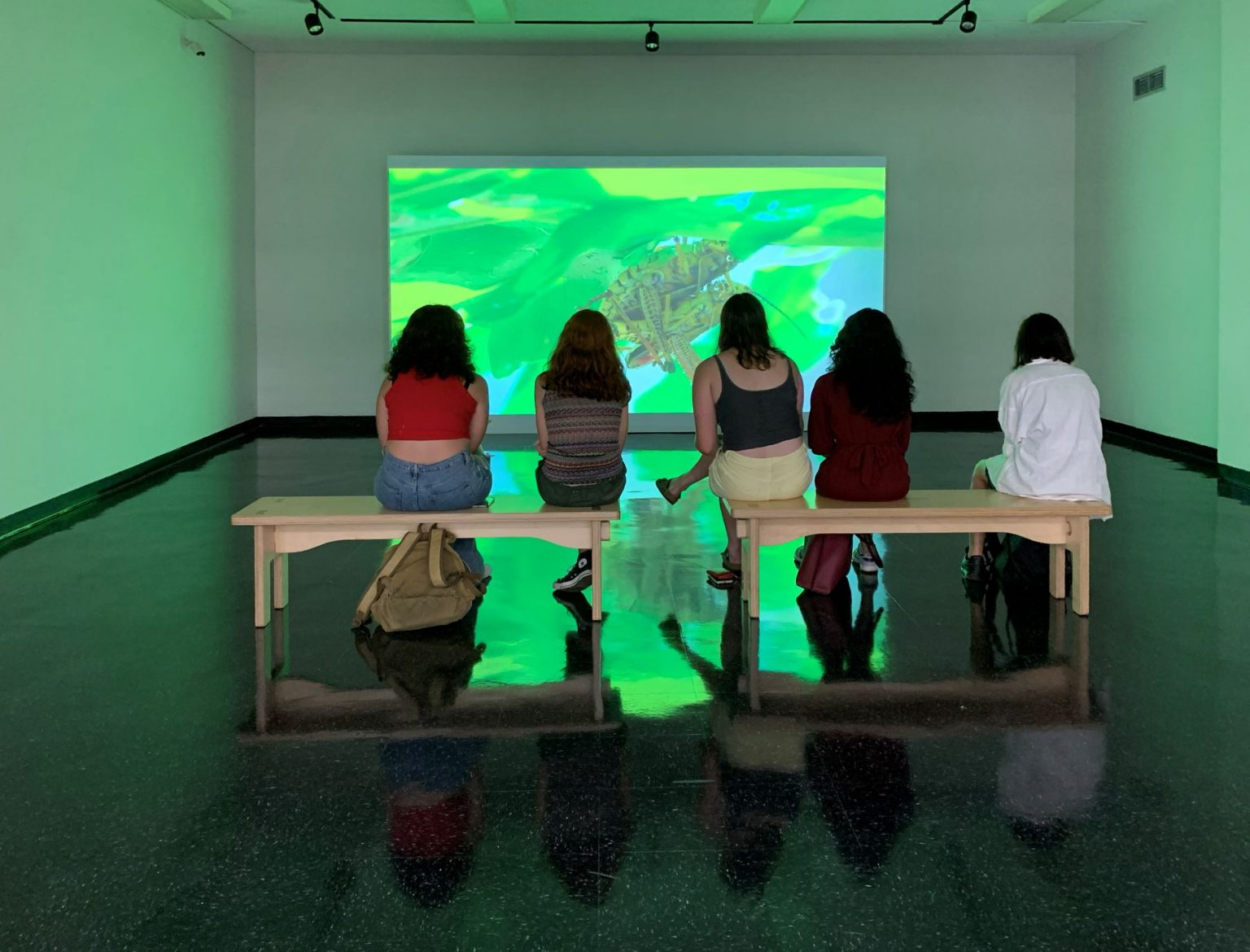 An ‘Exquisite Moving Corpse’ made by 60 artists in pandemic isolation exhibits at the Gary R ...